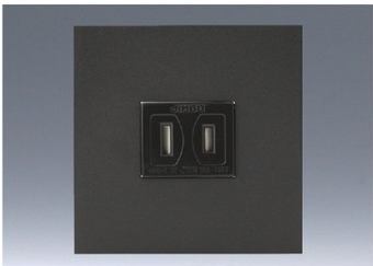 HTL-1508 NK ミニ扉付コンセントプレートセット (SB色) 2P 15A-125V 神保電器株式会社の通販なら電設資材の電材ネット