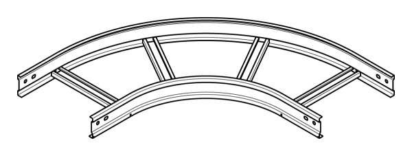 SD-QRL40 L形分岐ラック SD製 ネグロス電工株式会社の通販なら電設資材の電材ネット