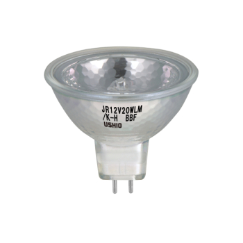 JR12V20WLM/K-H ハロゲンランプ ミラー付きタイプ スーパーライン JR 20W 50φ GU5.3 中角 ウシオライティング株式会社の通販なら電設資材の電材ネット