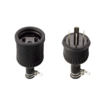 WA3430 防水ゴムコードコネクター 4P30A 3P＋接地 パナソニック株式会社の通販なら電設資材の電材ネット